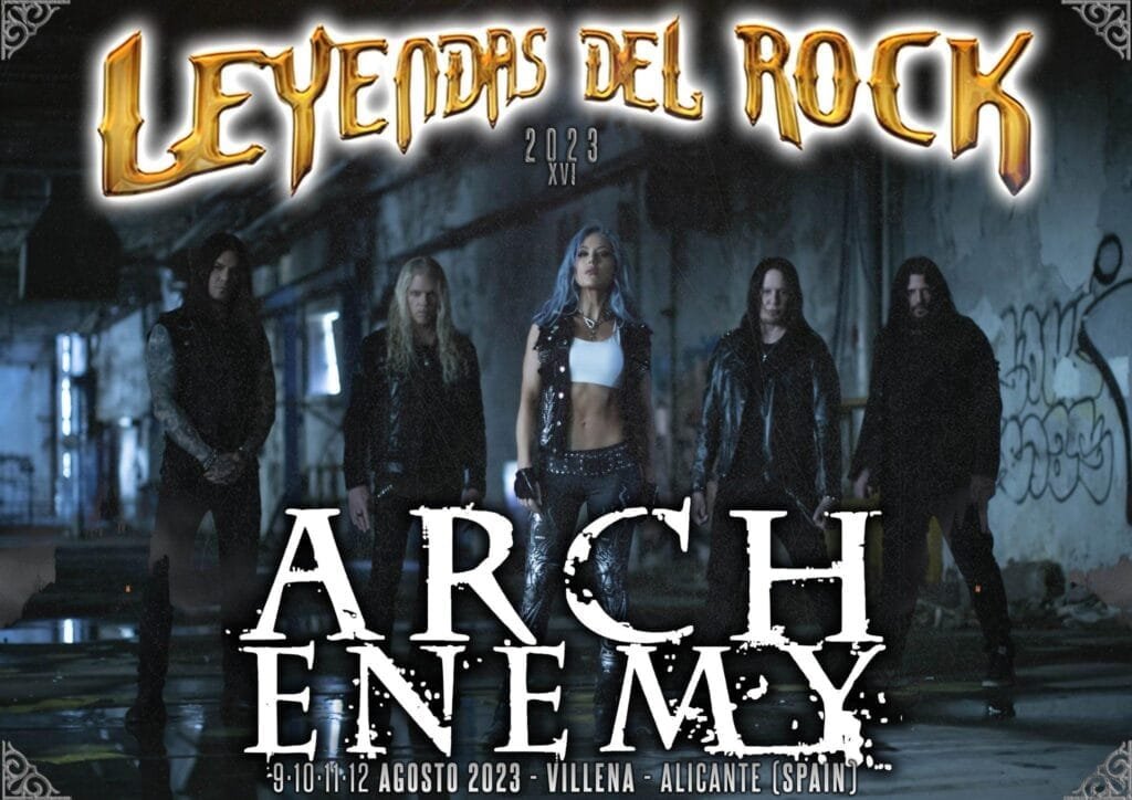 Arch Enemy se embarca en la conquista de Leyendas del Rock 2023 - Atanathos